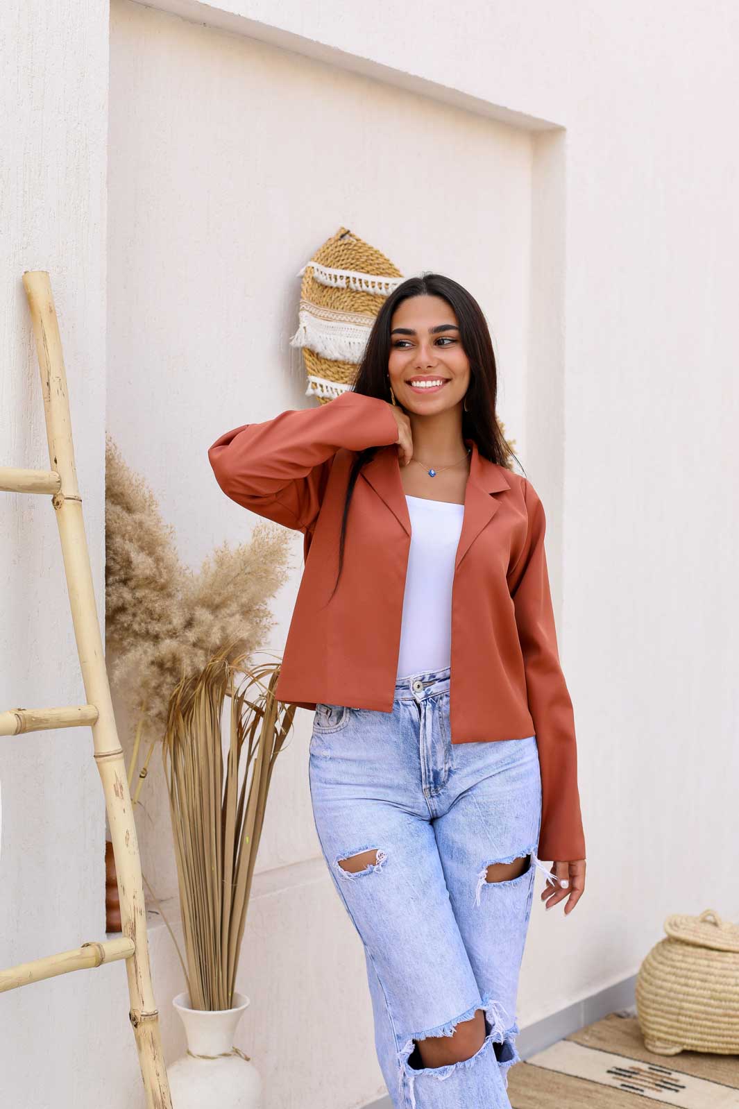 Miss Cool Cropped Jacket – House of Asma EG